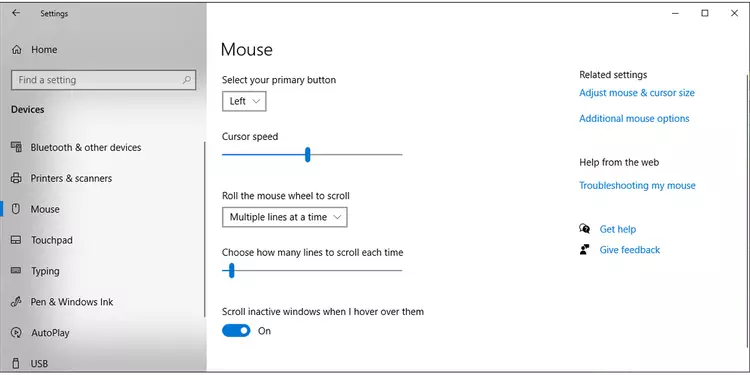 La sensibilité de la souris change-t-elle de manière aléatoire ? 5 façons de résoudre le problème dans Windows 10 14207_2