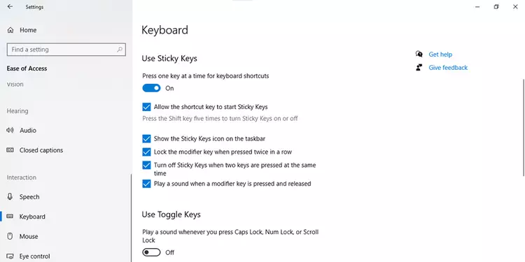 Awọn ọna 4 lati ṣatunṣe Awọn ọna abuja Keyboard Ko Ṣiṣẹ ni Windows 10 14217_3