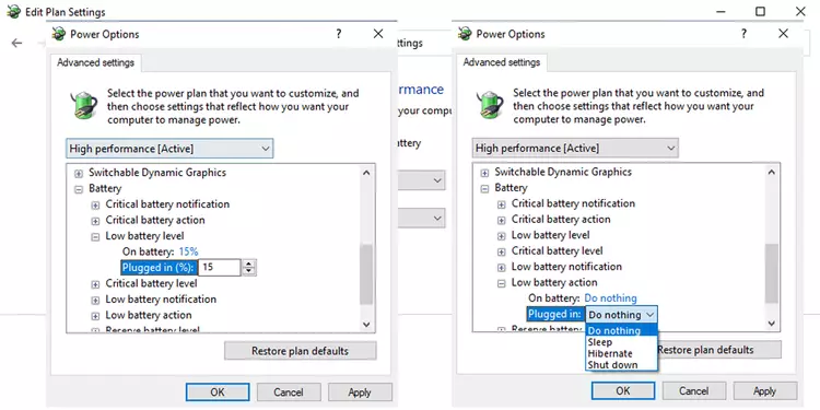 5 Weeër fir de Windows 10 Batterie Low Notifikatioun ze fixéieren Wann et net wäert weisen 14220_6