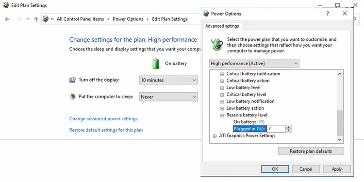 5 Weeër fir de Windows 10 Batterie Low Notifikatioun ze fixéieren Wann et net wäert weisen 14220_8