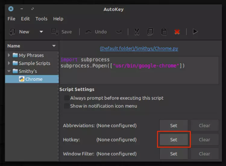 Como usar AutoKey para automatizar tarefas repetitivas en Linux 14267_11