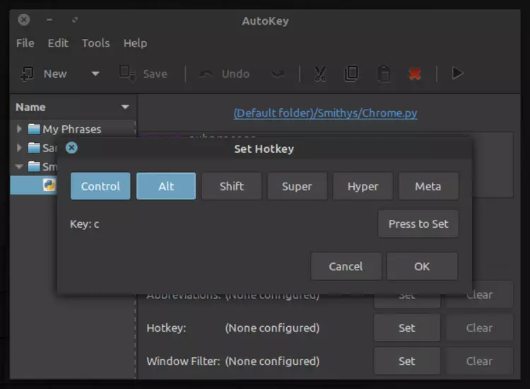 Como usar AutoKey para automatizar tarefas repetitivas en Linux 14267_12