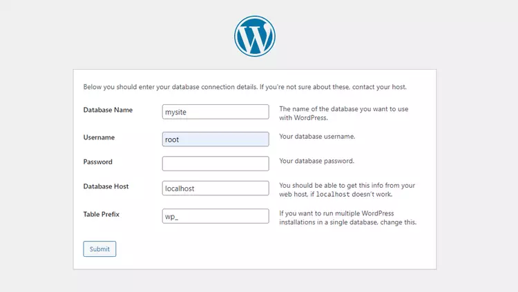 WordPress-i Windows-da 5 Addımda Yerli Quraşdırma 14288_6