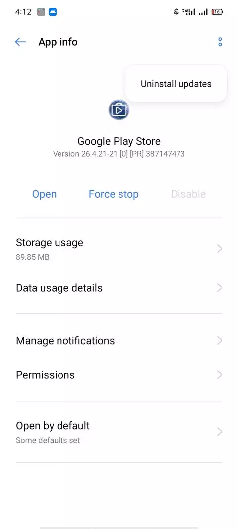 Google Play Store Tsis yog Auto-Updating Apps? Sim Cov Kev Kho no 14327_13