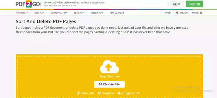 Kuinka poistaa sivuja PDF-tiedostosta 14492_7
