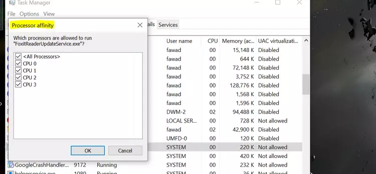 Windows 10 හි වැඩසටහනකට CPU Cores අතින් වෙන් කරන්නේ කෙසේද? 14649_4