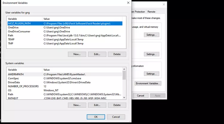 Comment utiliser les variables d'environnement dans Windows 10 14668_3