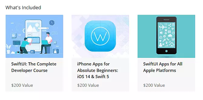 Mokhoa oa ho theha lisebelisoa le li-widgets tsa iOS ka Swift UI Bootcamp Bundle 14785_2