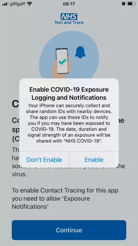 NHS COVID-19 Contact Tracing -sovelluksen käyttäminen 14853_4