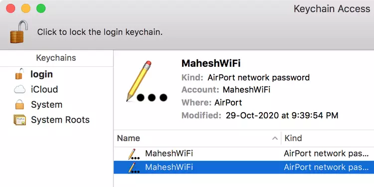 Come vedere le password Wi-Fi su un Mac 1492_2