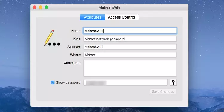 Mac मा Wi-Fi पासवर्डहरू कसरी हेर्ने 1492_3