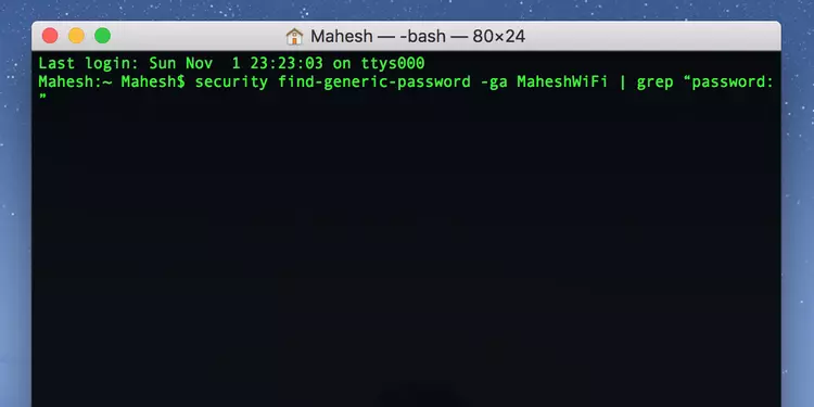 Come vedere le password Wi-Fi su un Mac 1492_4