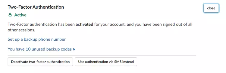 स्लैक में टू-फैक्टर ऑथेंटिकेशन कैसे सेट करें 14974_10