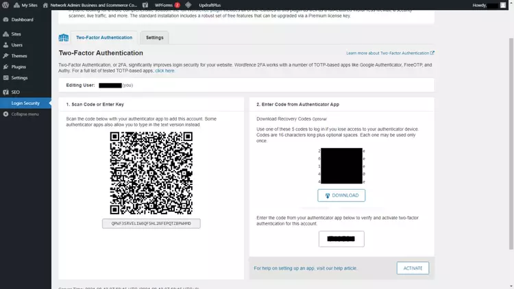 Cara Mengatur Otentikasi Dua Faktor di WordPress 14976_4