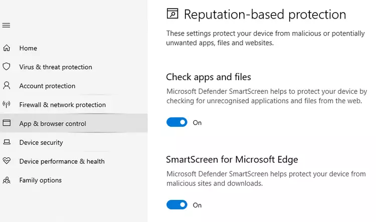 Microsoft डिफेन्डर र Windows 10 मा सुरक्षा बढाउने 6 सजिलो तरिकाहरू 1509_6