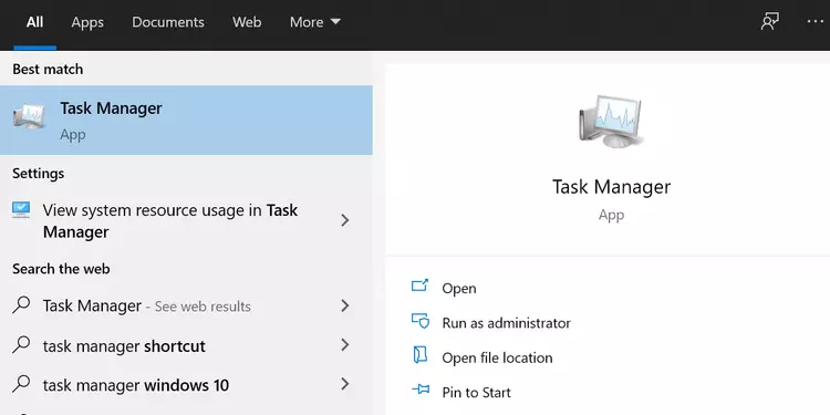 Fomba 12 hanokafana ny Task Manager Windows 10 15153_3