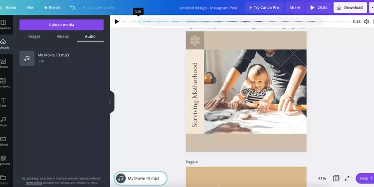 如何使用 Canva 创建完美的 Instagram 视频 15238_5