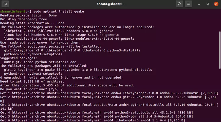 7 geriausios „Ubuntu“ terminalo programos alternatyvos 15283_3