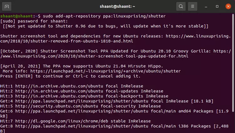 Sida loo qaado Screenshots on Ubuntu? 4 Hababka kala duwan 15285_6