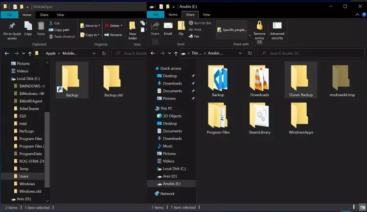 Cara Mengubah Lokasi Pencadangan iTunes di Windows 10 15356_4