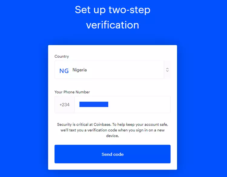 Paano Protektahan ang Iyong Coinbase Account Gamit ang Dalawang-Hakbang na Pag-verify 15369_2