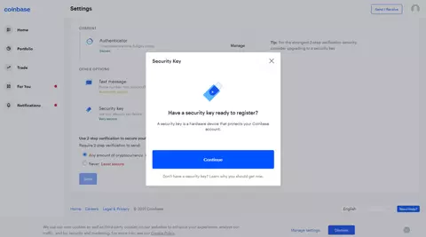 Paano Protektahan ang Iyong Coinbase Account Gamit ang Dalawang-Hakbang na Pag-verify 15369_6