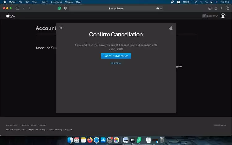 كيفية إلغاء اشتراكك في Apple TV + 15512_2