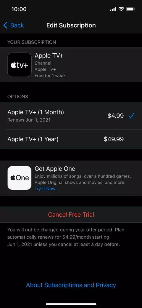 Kumaha Ngabatalkeun Langganan Apple TV + Anjeun 15512_3