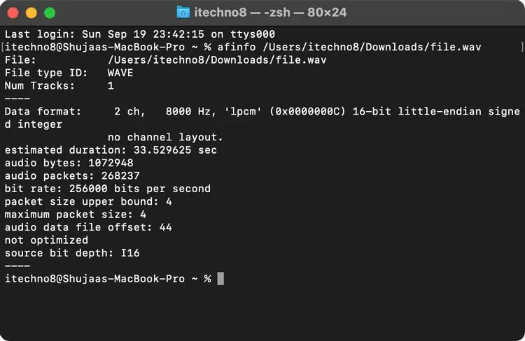 Un guide pour lire et convertir des fichiers audio à l'aide des commandes du terminal 15826_2