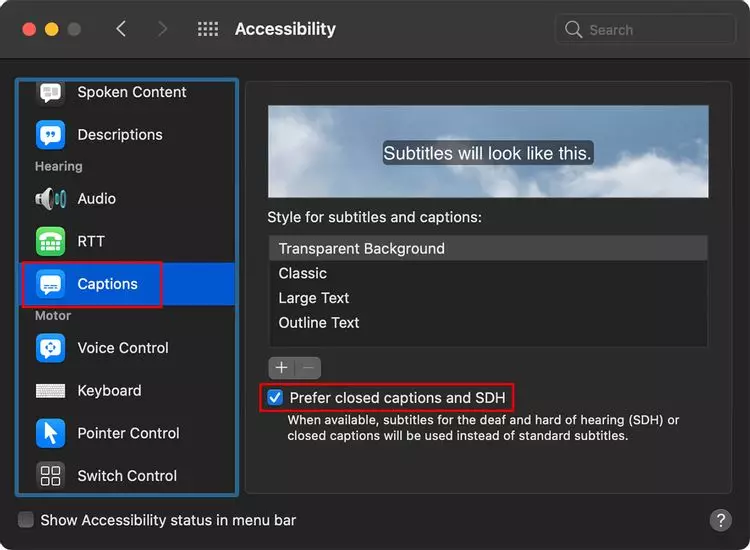 Comment activer automatiquement les sous-titres codés sur votre Mac 15831_3