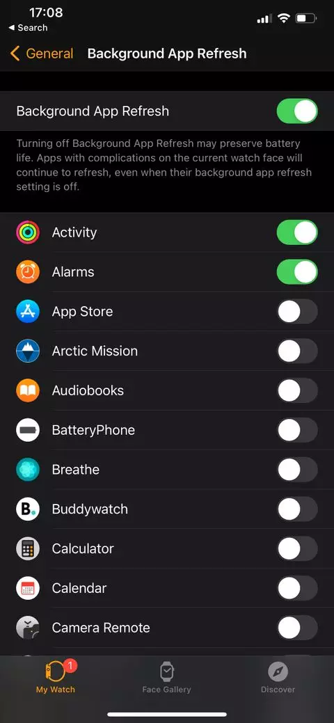 Apple Watch Battery Draenáil Go tapa? Bain triail as an Deisigh Simplí seo 1595_4