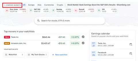 Как да създадете списък за наблюдение на акции в Google Finance 16105_11