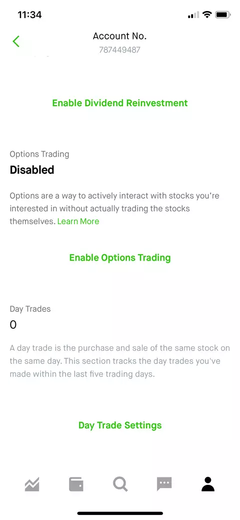 Como intercambiar opcións en Robinhood 16107_7