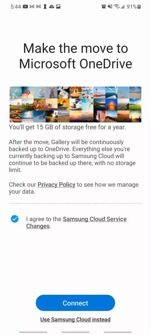 Sida loo soo dejiyo xogtaada Samsung Cloud ka hor inta aan la tirtirin 16138_4