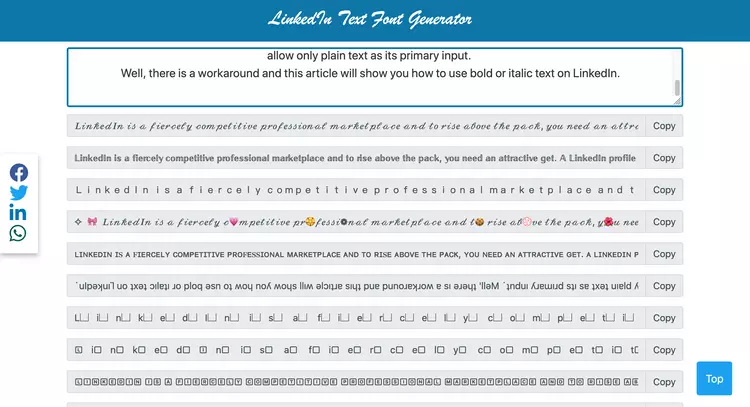 Cara Memformat Teks di LinkedIn 1615_3