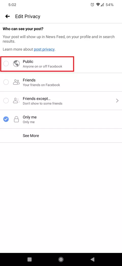 Kako napraviti Facebook objavu za dijeljenje 16219_4
