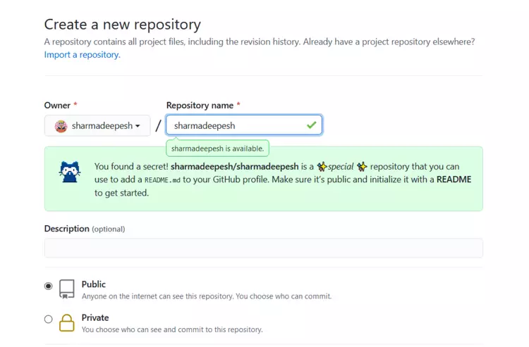 Prispôsobte si svoj profil GitHub pomocou súboru ReadMe 16223_5