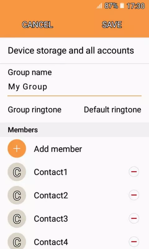 Come inviare un testo di gruppo su Android 16277_6