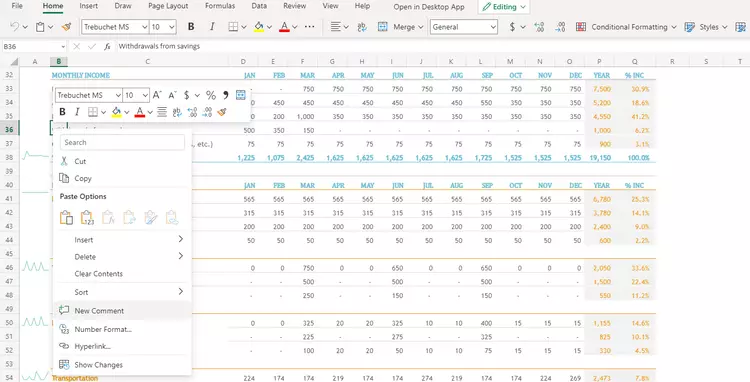 9 novas funcións en Excel para a web para aumentar a súa produtividade 16338_9