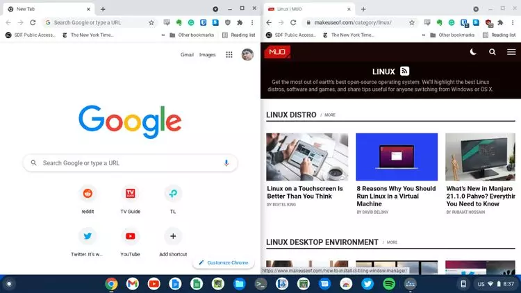 Sådan bruger du Split Screen Mode på Chromebook 16557_2