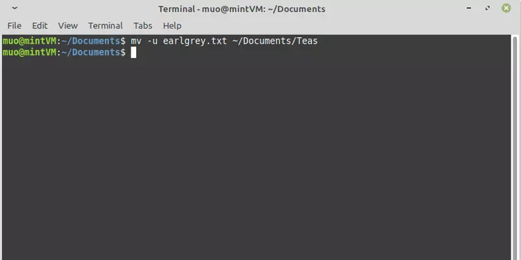 如何使用 Mv 命令移動 Linux 文件 16855_8