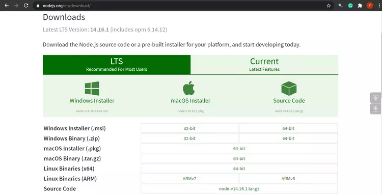 Hur man installerar Node.js och npm på Windows 16858_4