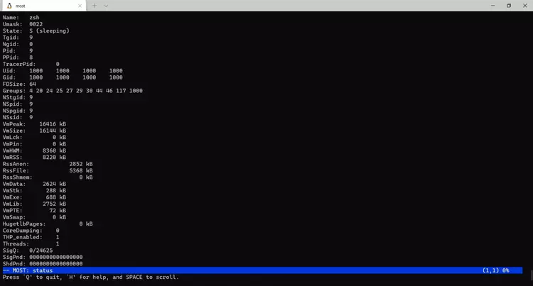 Linuxలో సిస్టమ్ సంబంధిత సమాచారాన్ని పొందడానికి procfs ఎలా ఉపయోగించాలి 16895_3