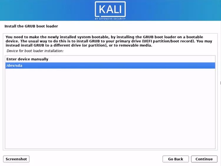 Hoe om Kali Linux in VMware Workstation te installeer 17038_16