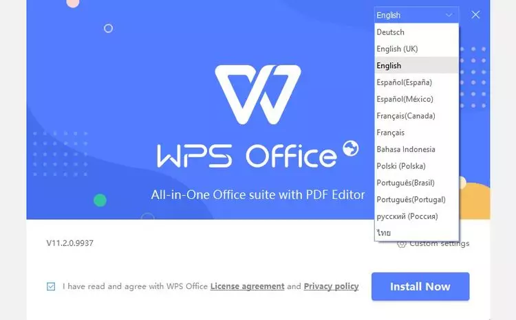 WPS Ofisi bilen başlamak: Microsoft-dan nädip geçmeli 17069_3