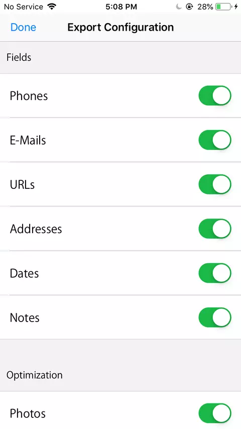 4 спосабу перадачы кантактаў з iPhone на Android 17096_10
