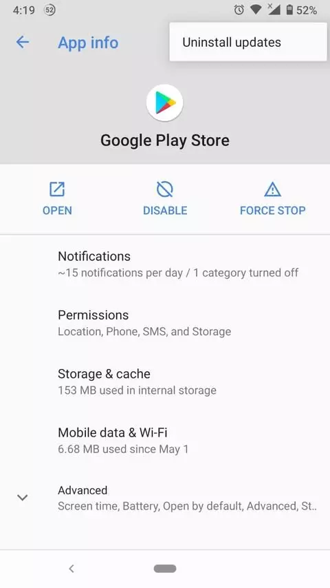 Ինչպես ուղղել «Google Play-ի նույնականացումը պահանջվում է» սխալը 17260_12