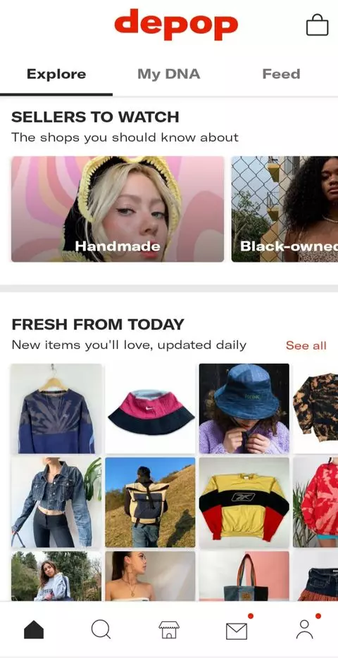 Déi 5 Bescht Second-Hand Fashion Apps fir doheem ze spueren 17432_2