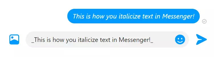 Messenger හි පෙළ හැඩතල ගන්වන්නේ කෙසේද: තද, ඇල අකුරු සහ තවත් දේ 1747_3