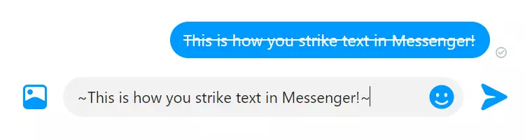 Sut i Fformatio Testun mewn Messenger: Beiddgar, Italig, a Mwy 1747_4